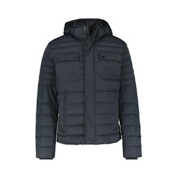 Steppjacke Lerros, Herren, Gr. M, blau (blau night), Web, Obermaterial: 100% Polyester, leicht glänzend, casual, regular fit hüftbedeckend, Langarm, Jacken, warm gefüttert und wasserabweisend