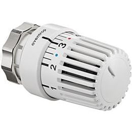 Oventrop Uni LDV Thermostatkopf 1616575 weiss, Klemmverbinder, auch für Danfoss RAV