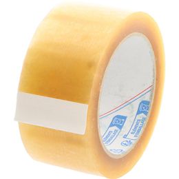 ratioform PP-Packband Low-Noise, Naturkautschuk, VE 6 Rollen, transparent, Bandbreite 50 mm