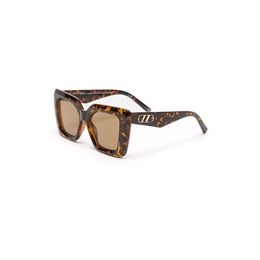 Le Specs Sonnenbrille 'UNIMAGINABLE' Herren Größe One Size cognac / dunkelbraun