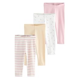 next Leggings M&auml;dchen Gr&ouml;&szlig;e 74 pastellgelb / gr&uuml;n / rosa / wei&szlig;