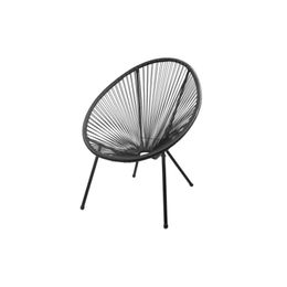 Garden Pleasure Relaxsessel DALIDA 2er Set schwarz