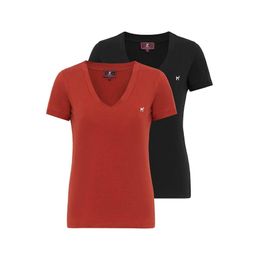 Williot Shirt female Orange, Black size M