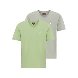 Williot T-Shirt Herren Gr&ouml;&szlig;e XXXL pastellgr&uuml;n / hellgr&uuml;n / wei&szlig;