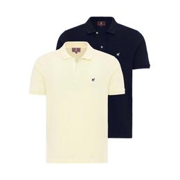 Williot Poloshirt Herren Gr&ouml;&szlig;e S marine / hellgelb