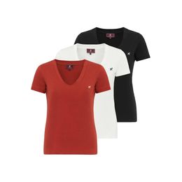 Williot T-Shirt Damen Gr&ouml;&szlig;e M rostrot / schwarz / wei&szlig;