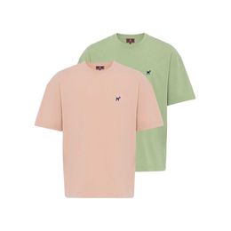 Williot T-Shirt Herren Gr&ouml;&szlig;e XXL gr&uuml;n / rosa