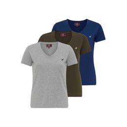 Williot Shirt female Blue, Grey, Green size S