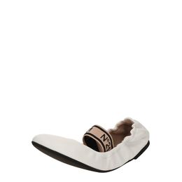 N&deg; 21 N&deg;21 Ballerina Damen Gr&ouml;&szlig;e 40 cappuccino / schwarz / wei&szlig;