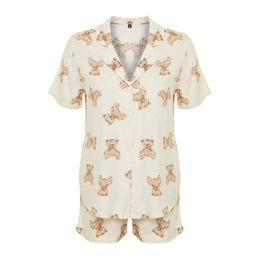 Trendyol Short Pajama Set female Beige size 36