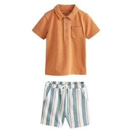 next Set Jungen Gr&ouml;&szlig;e 98 cyanblau / braun / pueblo / wei&szlig;