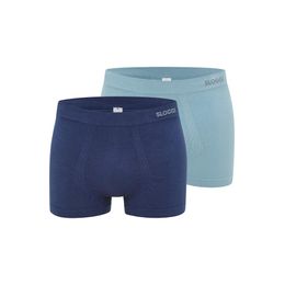 Sloggi Boxershorts 'GO' Herren Größe L hellblau / dunkelblau