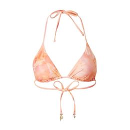 Guess Bikinitop Damen Größe 80 orange / dunkelorange / hellpink / weiß