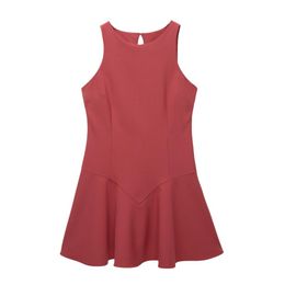 Pull&Bear Pull&Bear Kleid Damen Größe 42 cranberry Winterkleid