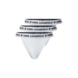 K by KARL LAGERFELD Karl Lagerfeld Slip Damen Gr&ouml;&szlig;e S schwarz / wei&szlig;