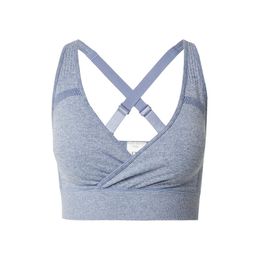 ICANIWILL Sport-BH Damen Größe S blau / blaumeliert