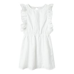 name it Kleid 'NKFFIOLETA' Mädchen Größe 122 weiß