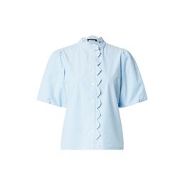 Mexx Bluse Damen Gr&ouml;&szlig;e L hellblau / wei&szlig;