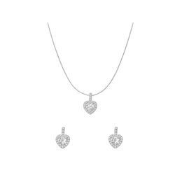 Lucardi Jewelry Set female Silver size 45