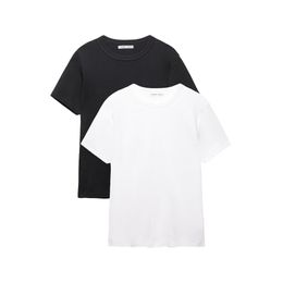 Pull&Bear Pull&bear Shirt female Black, White size XS