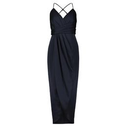 Vera Mont Abendkleid mit Raffung Damen Größe 36 nachtblau