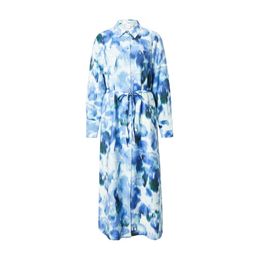 Y.A.S YAS Kleid Damen Größe 40 blau / hellblau / weiß Winterkleid