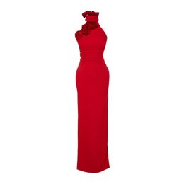 Trendyol Kleid Damen Größe 42 rot Winterkleid