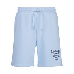 19V69 Italia Shorts Herren Größe 38 navy / hellblau