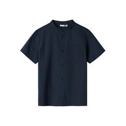 name it Hemd 'NKMFalinnen' Jungen Größe 134/140 navy