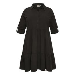 Kaffe CURVE Kleid 'Nana' Damen Größe 42 schwarz Winterkleid