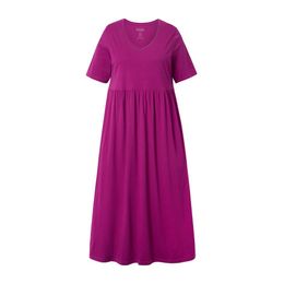 Ulla Popken Kleid Damen Gr&ouml;&szlig;e 46/48 lila Winterkleid