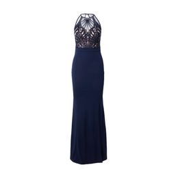 Lipsy Kleid Damen Größe 44 navy Winterkleid