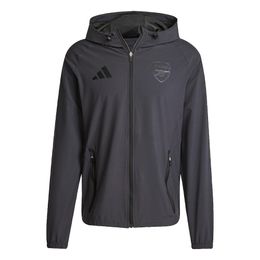 adidas Performance Trainingsjacke 'Arsenal Tiro 25 Competition Vis Tech Travel ' Herren Gr&ouml;&szlig;e L grau / schwarz