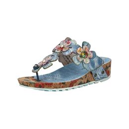 Laura Vita Zehentrenner Damen Größe 37 blue denim