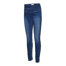 MAMALICIOUS Umstand Jeggings 'Houston' Damen Gr&ouml;&szlig;e 25/26 dunkelblau