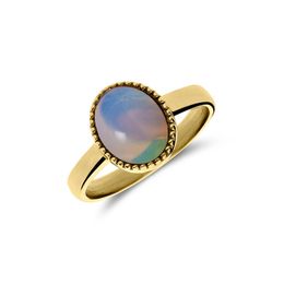 Lucardi Ring Damen Gr&ouml;&szlig;e 60 royalblau / cyanblau / gold / flieder