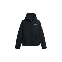 Superdry Funktionsjacke 'Classic' Damen Größe L marine / hellgrün / hellrot