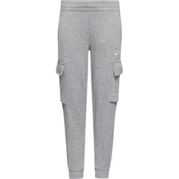 Nike Nsw Club Fleece Cargo Sweathose Kinder - grau - Gr. 128/134 - Baumwolle/Polyester