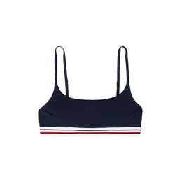 Tommy Hilfiger Bikinitop Damen Größe 85 navy / rot / weiß