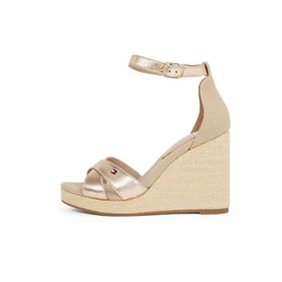 Tommy Hilfiger Sandale Damen Größe 35 gold
