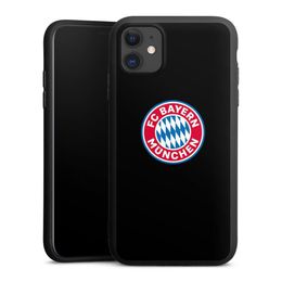 DeinDesign iPhone 11 Handy Premium Silikon H&uuml;lle Handyh&uuml;lle schwarz Case Logo Official Licensed Product Fc Bayern M&uuml;nchen Silikon Premium Case