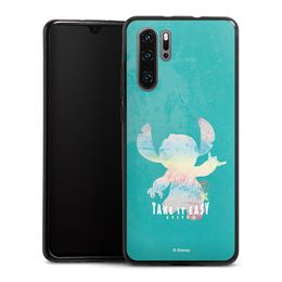 DeinDesign Huawei P30 Pro Handy Silikon H&uuml;lle Case schwarz Handyh&uuml;lle Lilo & Stitch Official Licensed Product Disney