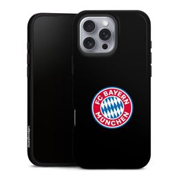 DeinDesign iPhone 16 Pro Max Handy Panzer Handyh&uuml;lle robuste Outdoor H&uuml;lle Schutzh&uuml;lle gl&auml;nzend Fc Bayern M&uuml;nchen Logo Official Licensed Product Tough Case