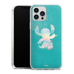 DeinDesign iPhone 13 Pro Max Handy Silikon H&uuml;lle Case transparent Handyh&uuml;lle Lilo & Stitch Official Licensed Product Disney Silikon Case