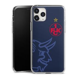 DeinDesign iPhone 11 Pro Max Handy Silikon H&uuml;lle Case transparent Handyh&uuml;lle 1. Fc Kaiserslautern Logo 1. Fck Silikon Case