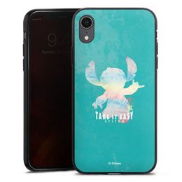 DeinDesign iPhone Xr Handy Silikon H&uuml;lle Case schwarz Handyh&uuml;lle Lilo & Stitch Official Licensed Product Disney