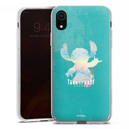 DeinDesign iPhone Xr Handy Silikon H&uuml;lle Case transparent Handyh&uuml;lle Lilo & Stitch Official Licensed Product Disney Silikon Case