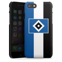 DeinDesign iPhone SE (2020) Handy Premium Case Smartphone Handyh&uuml;lle Schutzh&uuml;lle matt Stripes Hsv Hamburger Sv Premium Case