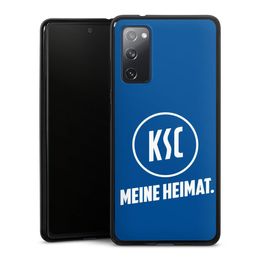 DeinDesign Galaxy S20 FE Handy Silikon H&uuml;lle Case schwarz Handyh&uuml;lle Karlsruher Sc Statement Ksc