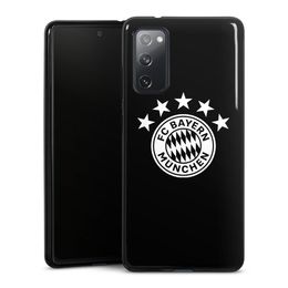DeinDesign Galaxy S20 FE 5G Handy Silikon H&uuml;lle Case schwarz Handyh&uuml;lle Transparent Fcb Fc Bayern M&uuml;nchen